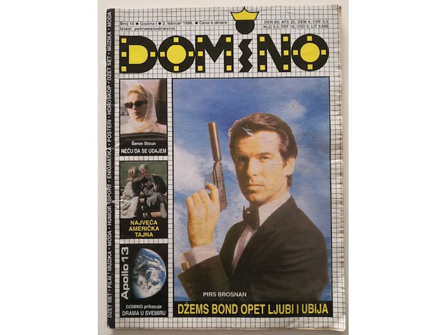 Domino br. 14 (18. januar 1996) Pirs Brosnan