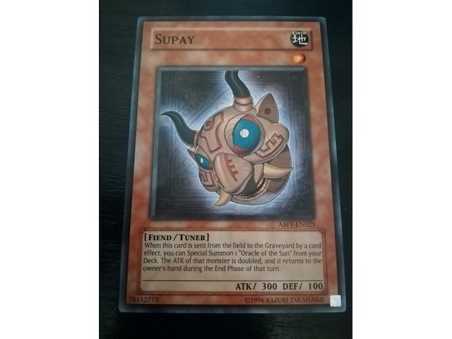 Yu-GI-OH!-  Supay