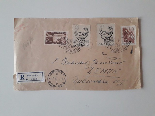 1962 Osijek - Zemun lice loverte (P1095)