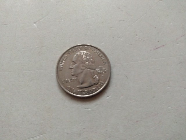 Quarter dollar USA  Massachusetts