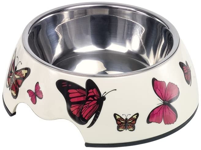 Posuda Butterfly - inox u melamin postolju