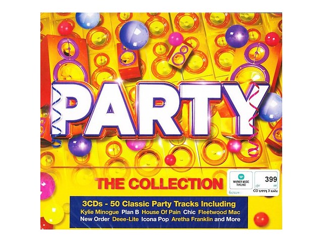 Various ‎– Party - The Collection 3CD Kylie,Plan B,a-ha