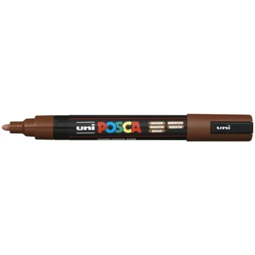 Marker na vodenoj bazi POSCA BRAON 1,8 – 2,5 mm PC-5M