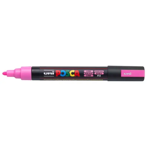 Marker na vodenoj bazi POSCA FLUO PINK 1,8 – 2,5 mm PC-5M