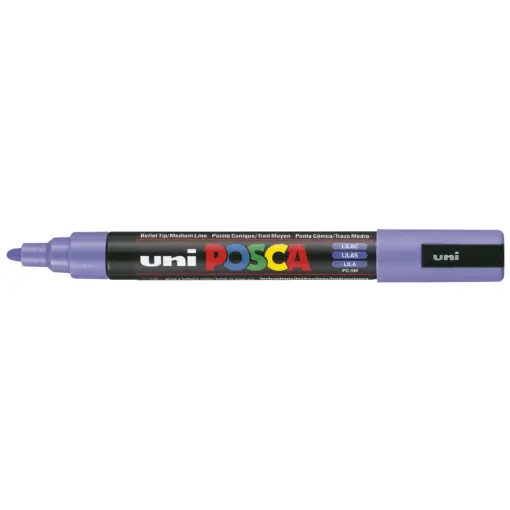 Marker na vodenoj bazi POSCA LILA 1,8 – 2,5 mm PC-5M