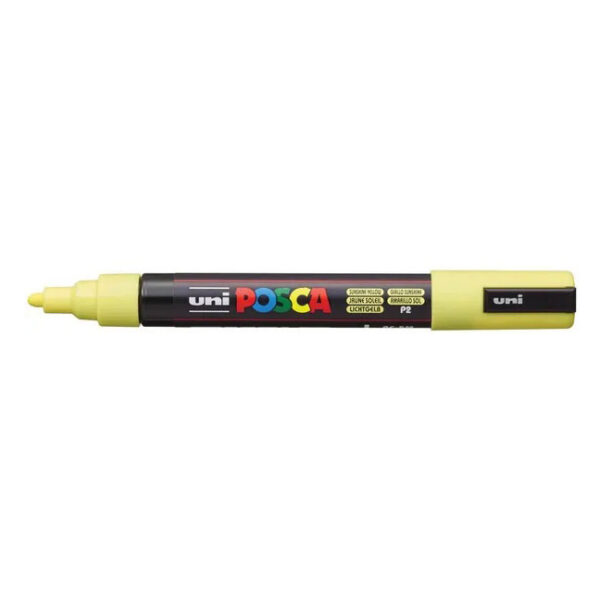 Marker na vodenoj bazi POSCA SUNSHINE ŽUTA 1,8 – 2,5 mm PC-5M