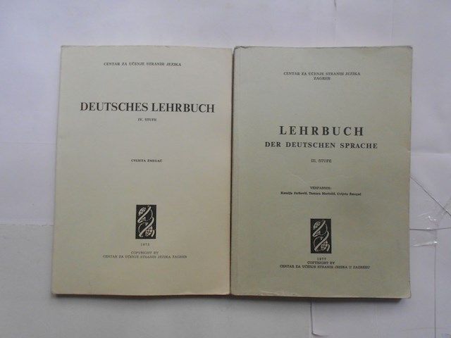 Udžbenik nemačkog jezika III-IV,  C.Žmegač