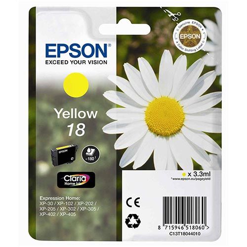 EPSON INK T1804 YELLOW INK ZA XP-102/202/30/305/405