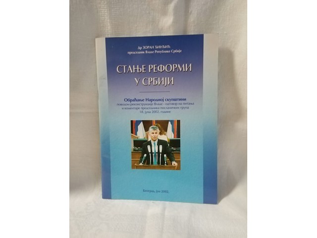 Stanje reformi u Srbiji,Zoran Djindjic