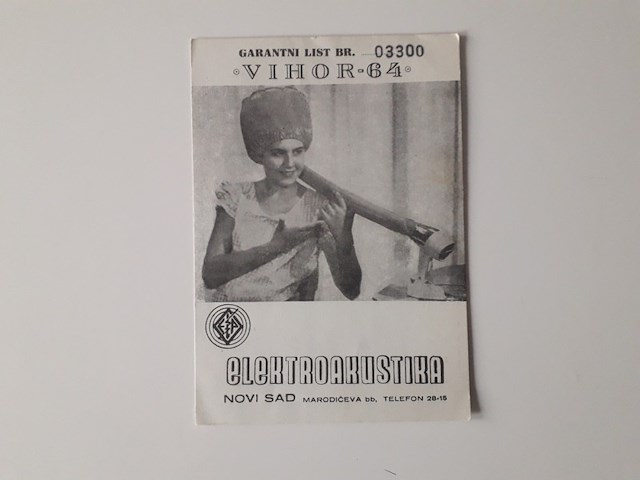 1964 Vihor elekrtoakustika (P1083)