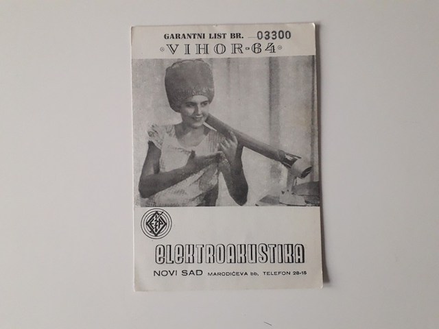 1964 Vihor elekrtoakustika (P1083)