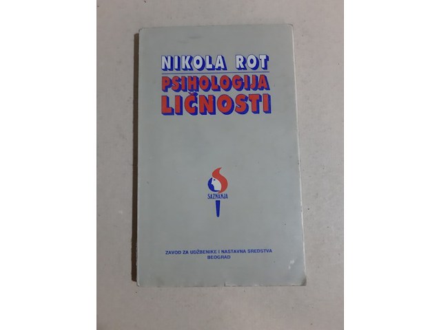 Nikola Rot Psihologija ličnosti