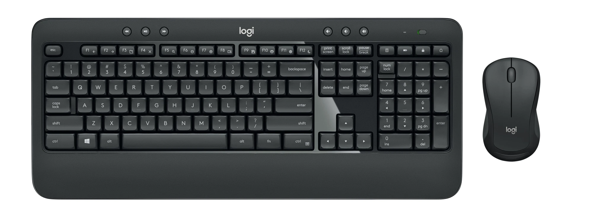 Logitech MK540 Advanced US komplet bežična tastatura+bežični optički miš crni