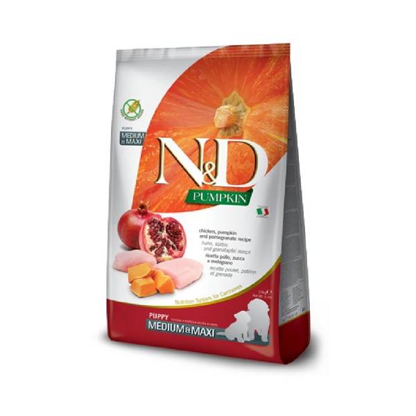 Farmina N&D Pumpkin Puppy Medium&Maxi Chicken&Pomegranate - 2,5kg