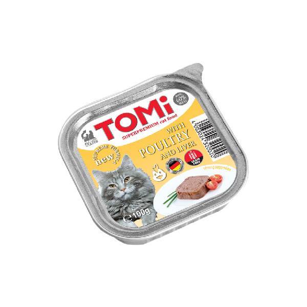 Tomi pašteta za mačke, živina/jetra - 100g