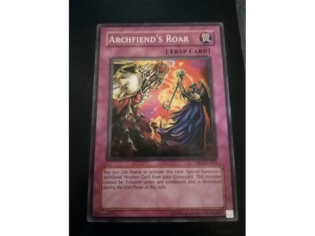 Yu-GI-OH!- Archfiend`s Roar