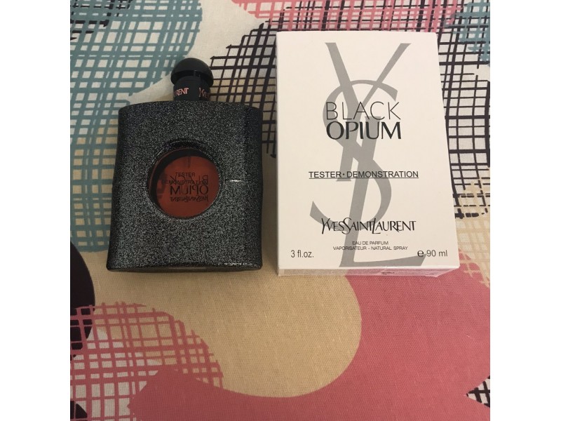 YSL black opijum tester