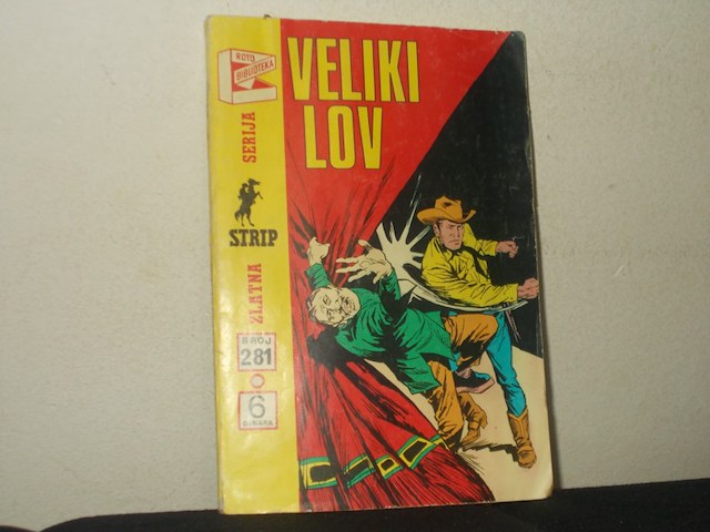 Zlatna serija 281 - Veliki lov - Teks