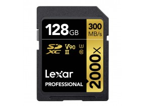 Lexar SDXC 128GB Professional 300MB/s 2000x UHS-II