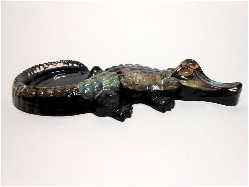 Feng shu figura aligatora amulet,nakit,pritiskivać,ča