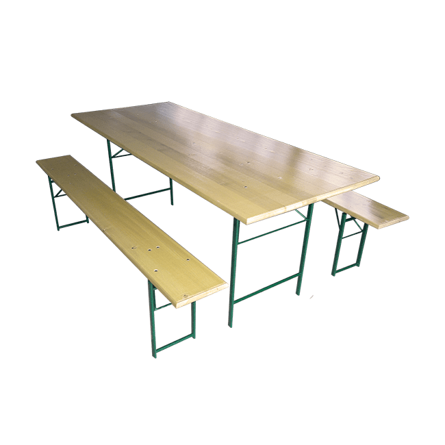 Baštenski set sto i 2 klupe – 200 X 80