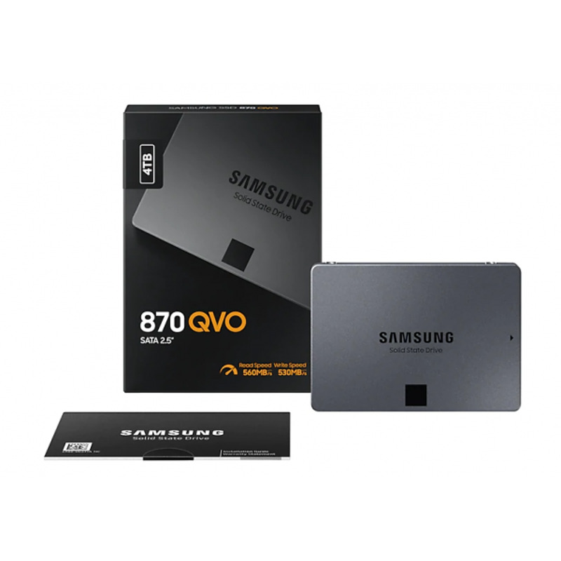 SSD 2.5″ SATA 4TB Samsung 870 QVO 560/530MBs, MZ-77Q4T0BW