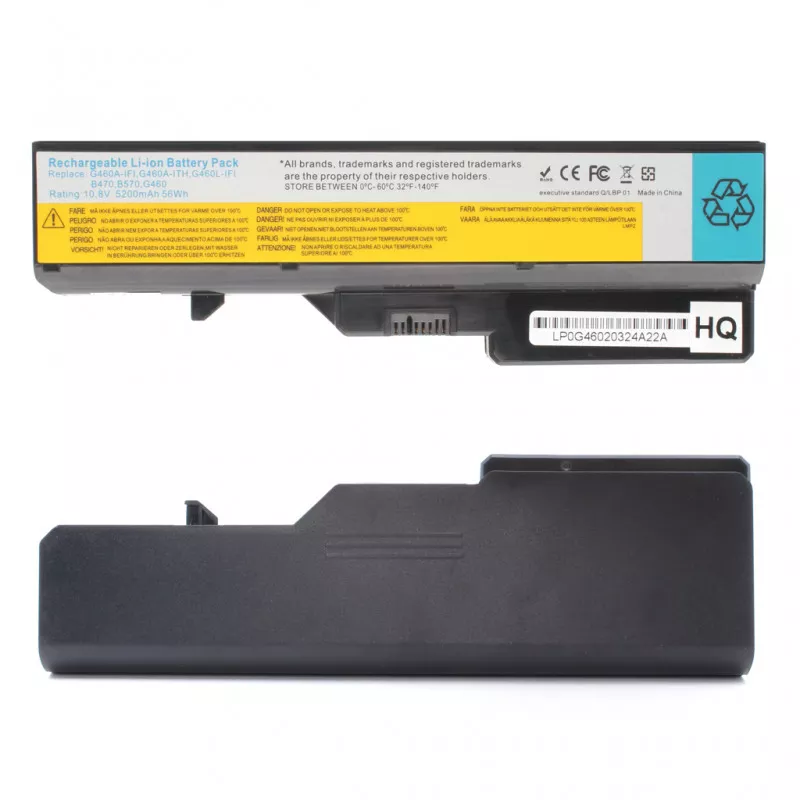 Baterija za laptop Lenovo G460 G565 10.8V 5200mAh HQ2200