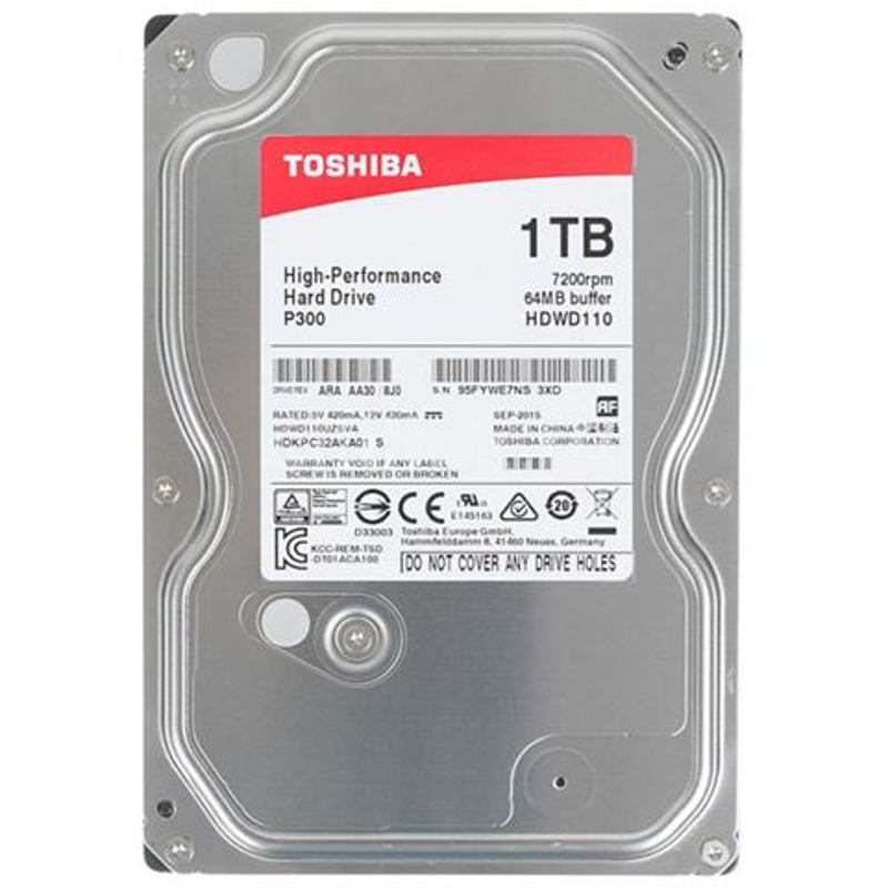 Toshiba P300 1TB 3.5″