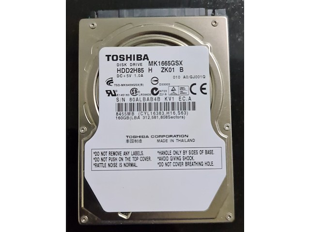 Toshiba SATA 160GB perfektan
