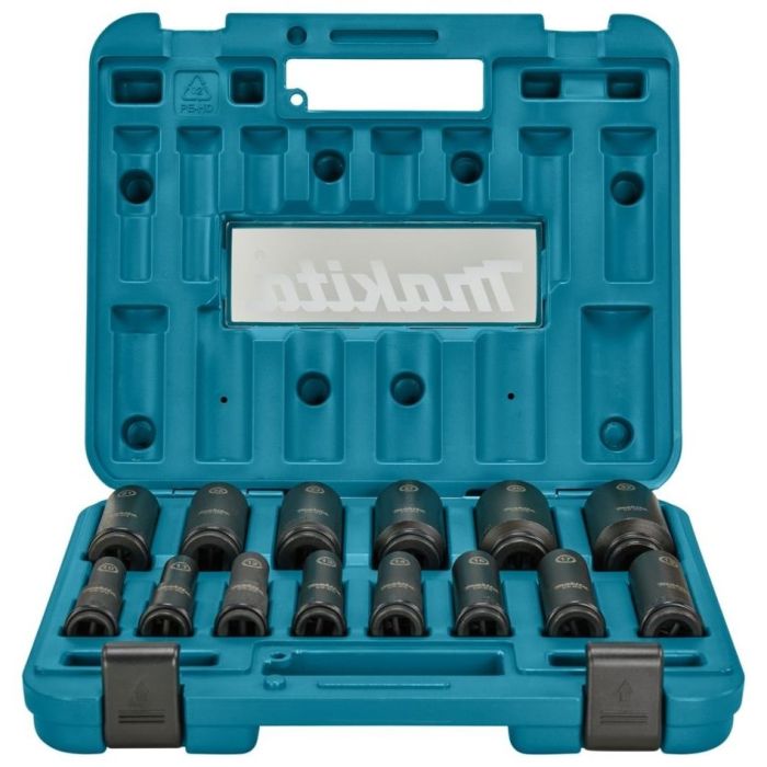 MAKITA E-16586 set nasadnih udarnih ključeva 1/2" 10-32mm