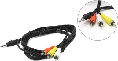 KABEL 3,5/4 - 3 RCA 2met SBB