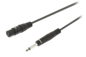 KABEL XLR/Ž - 6,3 MONO 10 met