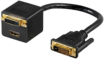 KABEL SPLITER DVI-DVI+HDMI