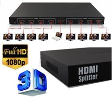 HDMI SPLITER 1/8 1080P 3D V1.4