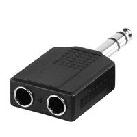 ADAPTER AUDIO 6,3 STEREO - 2x6,3 STEREO /Ž