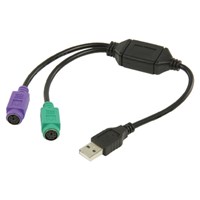 ADAPTER USB - 2xPS/2 0,2M