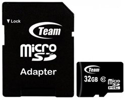 MICRO CARD + ADAPTER 32Gb CL10 TeamGroup