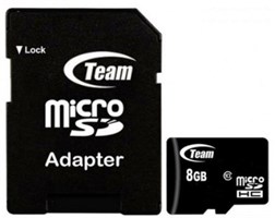 MICRO CARD + ADAPTER 8Gb CL10 TeamGroup