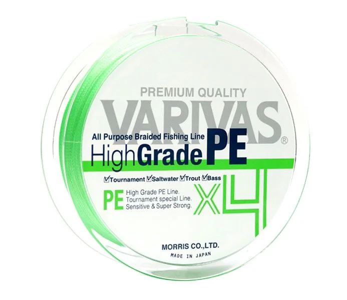VARIVAS HIGH GRADE PE X4 FLASH GREEN 0,8-0,148MM 150M