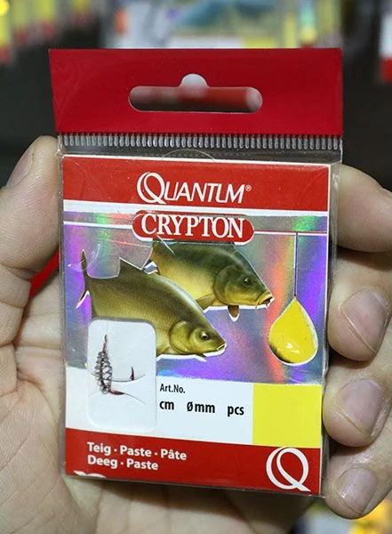 QUANTUM CRYPTON PASTE HOOK-TO-NYLON RED 0.20MM 40CM 5PCS #10