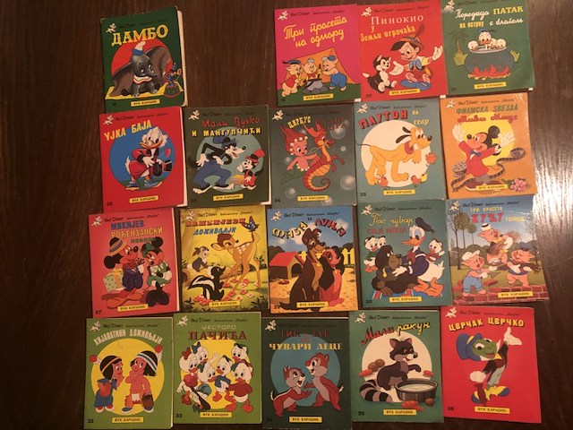 Slikovnice Walt Disney kolekcionarski primerci 33 komad