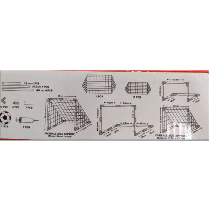 Fudbal set iz više delova