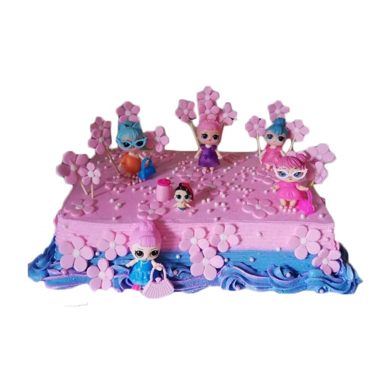 LOL pink torta