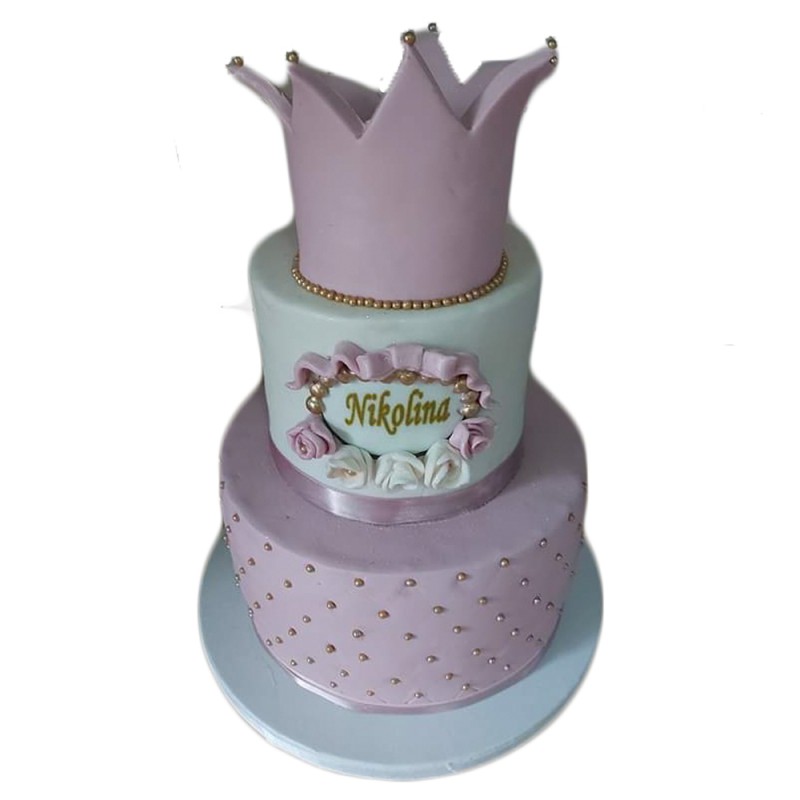 Torta za princeze sa krunom