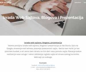 Izrada Web Sajtova, Blogova, Prezentacija