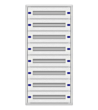 N/Z inst.ormar. 2A-24, 8-redni,168 ŠM,1195x590x250mm metal
8 Broj redova, 168 Širine modula, inklusive Tür, Aufputzrahmen, Installationseinsatz, Rückwand