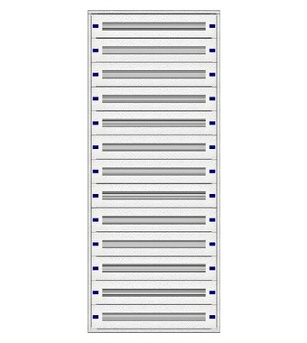 N/Z inst.ormar 3A-39, 13-redni, 429 ŠM, 1885x810x250mm
13 Broj redova, 429 Modularnih širina, inklusive Tür, Aufputzrahmen, Installationseinsatz, Rückwand