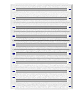 N/Z inst.ormar 4A-28, 9-redni, 405 ŠM, 1380x1030x250mm
9 Broj redova, 405 Modularnih širina, inklusive Tür, Aufputzrahmen, Installationseinsatz, Rückwand