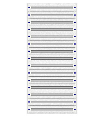 N/Z inst.ormar 4A-45, 15-redni, 675 ŠM, 2160x1030x250mm
15 Broj redova, 675 Modularnih širina, inklusive Tür, Aufputzrahmen, Installationseinsatz, Rückwand