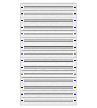 N/Z inst.ormar 5A-45, 15-redni, 855 ŠM, 2160x1230x250mm
15 Broj redova, 855 Modularnih širina, inklusive Tür, Aufputzrahmen, Installationseinsatz, Rückwand